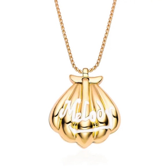 Hot Topic | Jewelry | New Mermaid Melody Locket Seashell Gold Shell ...